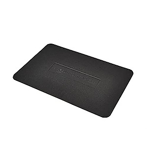 AmazonCommercial 3/4" Rectangular Anti Fatigue Ergo Comfort Standing, 32x20, 1 Mat, Black, Solid