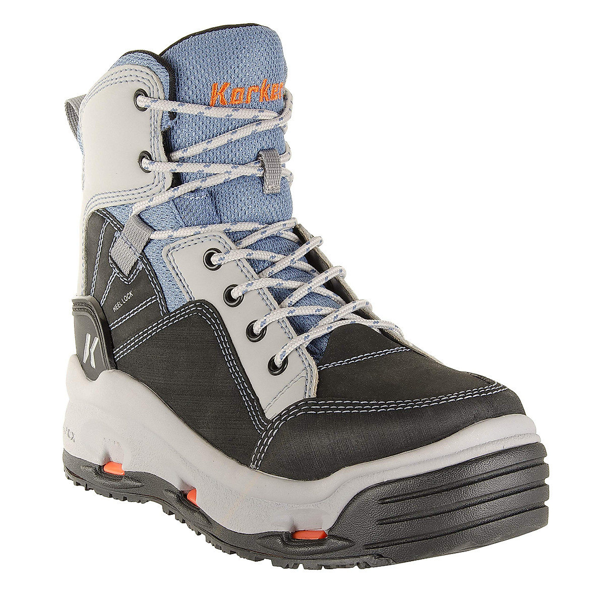 Korkers Buckskin Mary Women's Wading Boots - Durable and Non-Corrosive - Includes Interchangeable Felt & Kling-On Soles - Size 7