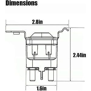 Solenoid for Cub Cadet XT1 Lawn Tractor, 12V Riding Lawn Mower Starter Solenoid for Cub Cadet XT1 XT2 Enduro RZT LT1 ZT1 and for MTD Troy Bilt Craftsman Zero Turn Ride Mower 725-06153A 725-06153