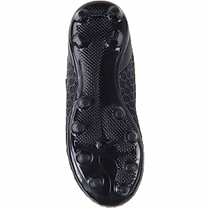 BomKinta Kid's FG Soccer Cleats Athletic Outdoor Soccer Shoes Black Size 2.5 M US Little Kid