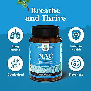 NAC Supplement N-Acetyl Cysteine with Vanilla - Detox Cleanse Liver Supplement with Amino Acids for Liver Detox and Kidney Cleanse - High Absorption NAC 600mg Amino Acids for Support