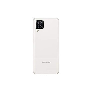 SAMSUNG Galaxy A12 64GB Dual SIM, GSM Unlocked, (CDMA Verizon/Sprint Not Supported) Smartphone International Version No Warranty (White)