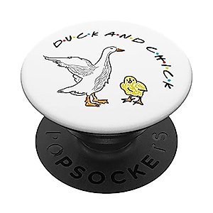 Duck And Chick Funny Quote PopSockets Swappable PopGrip