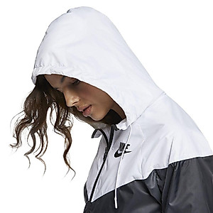 Nike Womens Sportswear Windrunner Jacket (Medium, Black/White)