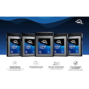 OWC 512GB Atlas Pro High-Performance CFexpress Type B Memory Card, Professional Grade, up to 1500MB/s Write,1700MB/s Read, Capture up to 6K high bitrate Video