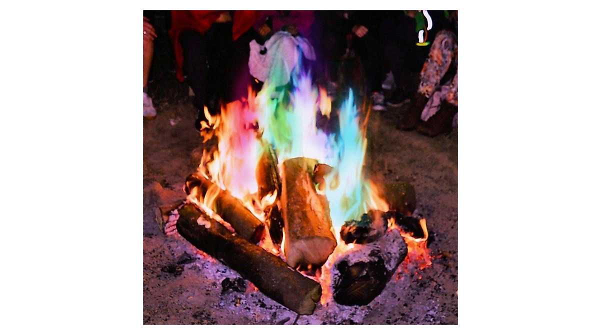 XYOC Colorful Flame Powder Create Rainbow Flames for Outdoor & Indoor Use