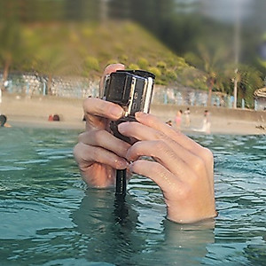 SOONSUN Standard Protective Waterproof Dive Housing Case for GoPro Hero 4, Hero 3+, Hero 3 Black Silver Camera - 40 Meters (131 Feet) Underwater Photography