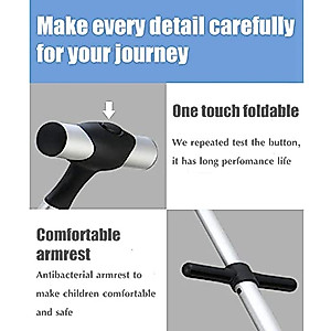 khukam Children's Ride-On Suitcase, Kids Luggage Set, Fashion Travel Suitcase, Student Trolley Boarding Suitcase, Toy Box, 2-in-1 Trolley Case & Baby Stroller, Black