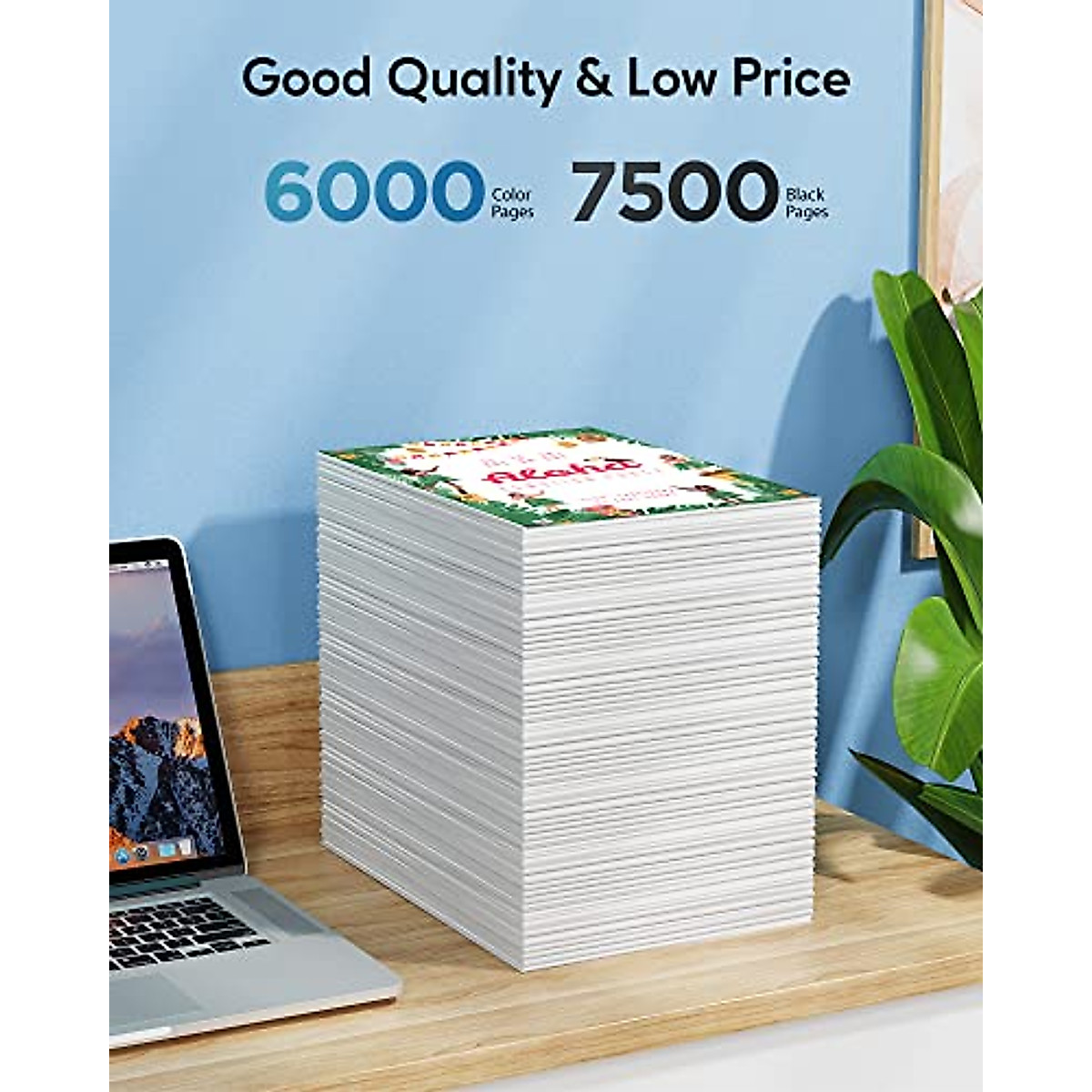 502 High Capacity (5 Bottles) Compatible Refill Ink Bottle Replacement for Epson 502 Ink Refill Bottles (Not Sublimation Ink) Use for EcoTank ET-2850 ET-3830 ET-3850 ET-2760 ET-3760 ET-15000 Printer