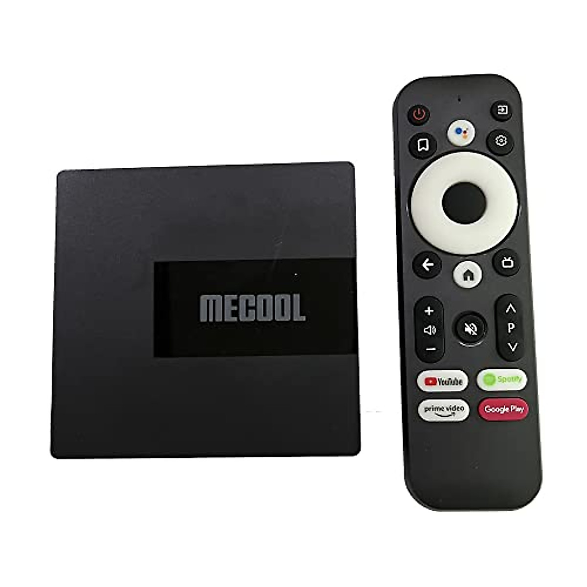 MeCool KM7 ATV Google Certified Android 11 TV Box RAM 4GB ROM 64GB Amlogic S905Y4 Androidtv Prime Video Supported AV1 4K HDR H.265 Media Player with i8 Keyboard