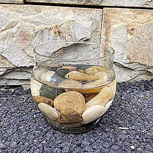 River Stones, Plants, Gardens, Landscapes, Succulents, Highly Polished Decorative Pebbles in Shapes and Sizes from 1-3 inches. (18LB, 1)