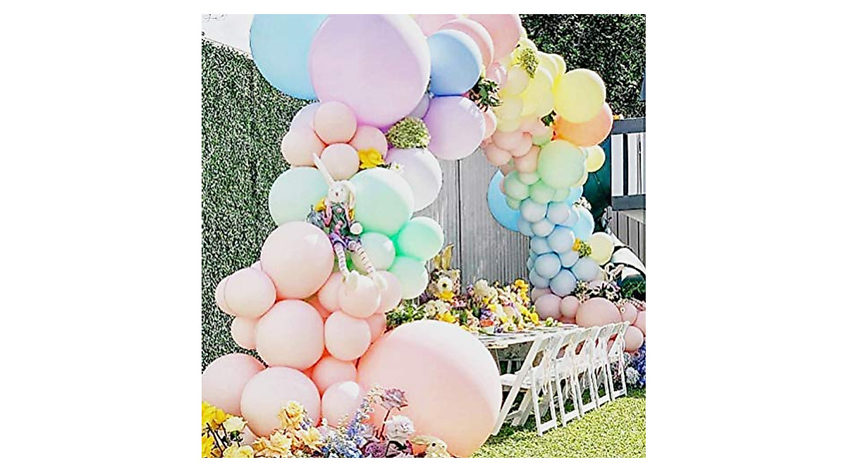 Easy Pastel Balloons Arch Garland Kit - Party Decor
