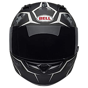 Bell Qualifier Full-Face Motorcycle Helmet (Stealth Camo Matte Black / White - Small)