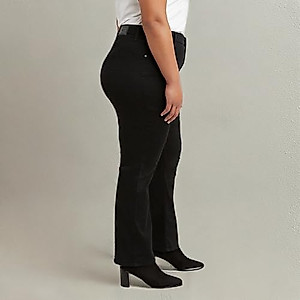 Levi's Women's 724 High Rise Straight Jeans, Soft Black, 27 Regular