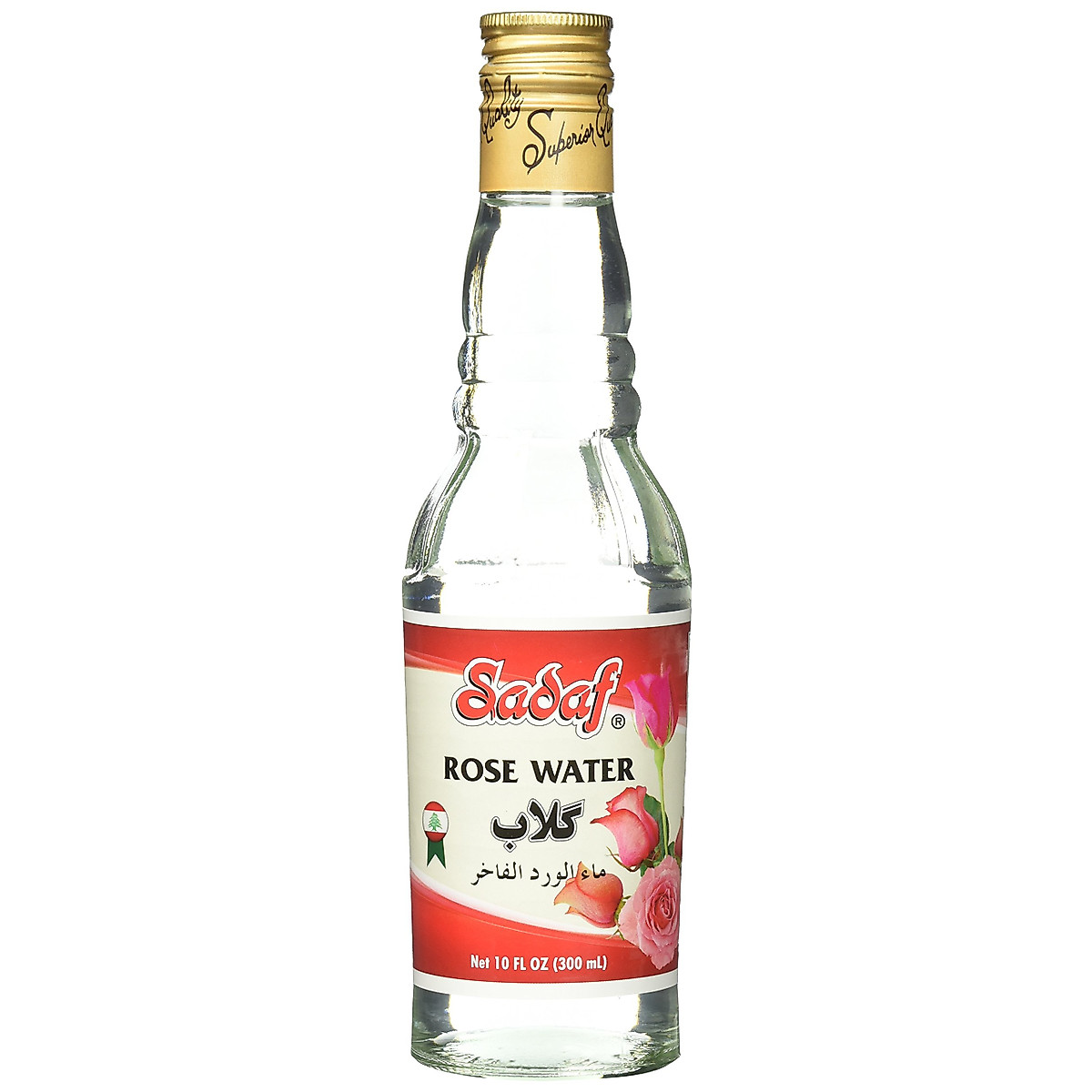 Sadaf flavored waters bundle - Rose water and Orange Blossom water 10 oz - Food Grade Edible Waters for Cooking, Baking, Food Flavoring or Drinking - Ideal for Persian desserts, cakes or syrups