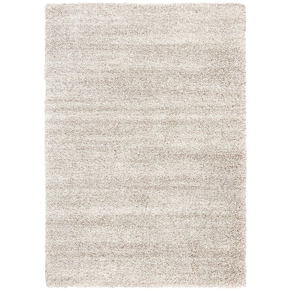 SAFAVIEH Hudson Shag Collection Area Rug - 9' x 12', Ivory & Beige, Modern Abstract Design, Non-Shedding & Easy Care, 2-inch Thick Ideal for High Traffic Areas in Living Room, Bedroom (SGH295C)