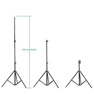 Neewer 2 Packs Dimmable Bi-Color 480 LED Video Light and Stand Lighting Kit Includes: 3200-5600K CRI 96+ LED Panel with U Bracket, 75 inches Light Stand for YouTube Studio Photography, Video Shooting