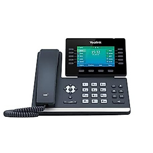 Yealink SIP-T54W IP Phone [5 Pack] 16 VoIP Accounts. 4.3-Inch Color Display. USB 2.0, 802.11ac Wi-Fi, Dual-Port Gigabit Ethernet, 802.3af PoE, Power Adapter Not Included (SIP-T54W)