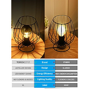 TORCHSTAR Dimmable Half Chrome Light Bulb, 7W (75W Eqv.), Anti Glare LED Light Bulbs, UL Listed, E26 Gold Dipped Bulb, G25 Globe Light Bulbs for Bathroom, Vanity, Mirror, 3000K Warm White, Pack of 3