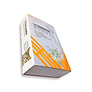 AURYNNS Pet Thermometer Dog Thermometer, Fast Digital Veterinary Thermometer, Pet Thermometer for Dogs, Cats, Horse,Cattle, Pigs,Birds, Sheep.(Battery Included)