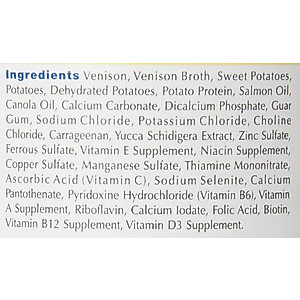 Natural Balance L.I.D. Limited Ingredient Diets Canned Wet Dog Food, Grain Free, Venison And Sweet Potato Formula, 13-Ounce (Pack Of 12)