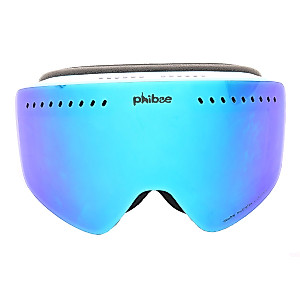PHIBEE Unisex Snow Ski Goggles Frameless 100% UV Protection Snowboard Goggles for Men Women Youth 177ABL
