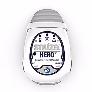 Snuza Hero SE - Portable, Wearable Baby Breathing Motion Monitor with Vibration and Alarm. Clips onto Diaper Get Peace of Mind with The Snuza HeroSE.