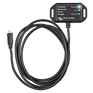 Victron Energy VE.Direct Smart Dongle (Bluetooth) - Wireless Monitoring for BMV & MPPT - Compatible with iOS & Android via VictronConnect App
