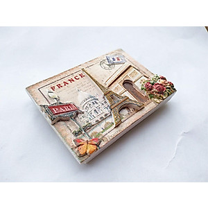 Paris France 3D Fridge Magnet Souvenir Gift,Home & Kitchen Decoration Magnetic Sticker Paris France Refrigerator Magnet Collection