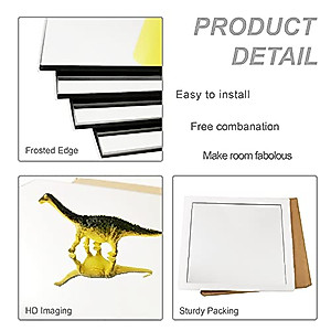 Wall Mirror Full Length (Glass, 8''x8''x 4PCS), Full Body Mirror Tiles for Door, Bedroom, Home Gym