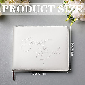 Panelee Wedding Guest Book with Pen Set Elegant Guest Sign in Books Bridal Shower Guestbook Beautiful Guest Book Wedding Reception Guestbook for Wedding