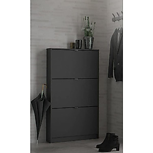 9 Pairs Manufactured Wood Shoe Storage Cabinet