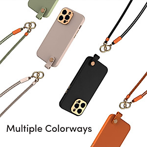 Moshi Crossbody Phone Strap - Midnight Black
