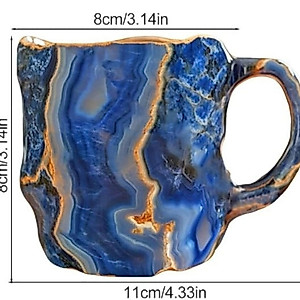 tozaas Mineral Crystal Coffee Mugs, Crystal Coffee Mugs, Mineral Crystal Coffee Mug, Crystal Mineral Coffee Mugs, Mineral Coffee Mug, Crystal Mugs For Coffee, Christmas Coffee Mugs (Purple)