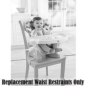 Fisher Price Space Saver High Chair Replacement (DLG99 Gray Space Saver Straps)