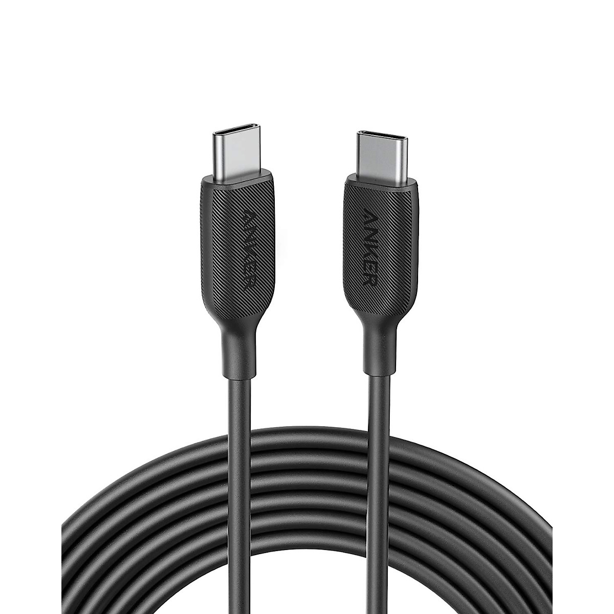 Anker USB C Charger Cable 60W 10ft, Powerline III USB-C to USB-C Cable 2.0 for MacBook Pro 2020, iPad Pro 2020, Switch, Samsung Galaxy S20 Plus S9 S8 Plus, Pixel, and More (Black)