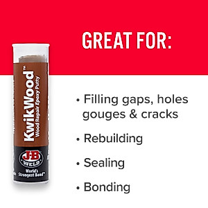 J-B Weld Tan KwikWood Wood Repair Epoxy Putty, 1 oz. Stick