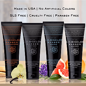 C.O. Bigelow Elixir Black Pepper No. 1609 Bourbon & Sandalwood Moisturizing Shampoo and Body Wash for Men, 8 fl oz