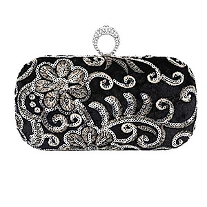 NMBBN Fashion Lady Retro Classic Clutch Shoulder Tote Handbag with Zipper Closure for Women