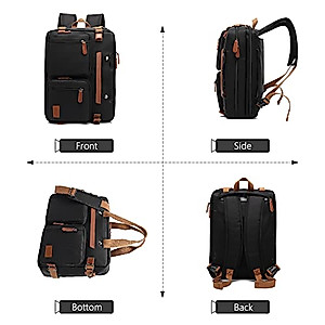 PETITE SIMONE 3 in 1 Computer Bag for Men, 17.3 Inch Laptop Backpack for Men & Women, Work Bag for Men, Work Briefcase, Laptop Bag