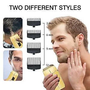 2 in 1 Professional Men's Electric Shaver Razor Foil Shaver Bald Head Shaver Barber Professional Hair Beard Trimmer Grooming Kit