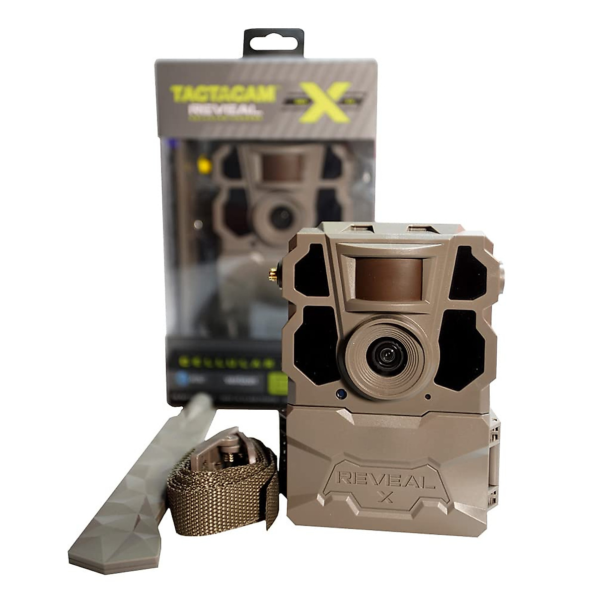 TACTACAM Reveal X Gen 2.0 LTE Cellular Trail Camera AT&T and Verizon, HD Video, HD Photo, Low Glow IR LED Flash (TA-TC-XG2) for Hunting, Security, Surveillance Gen 2