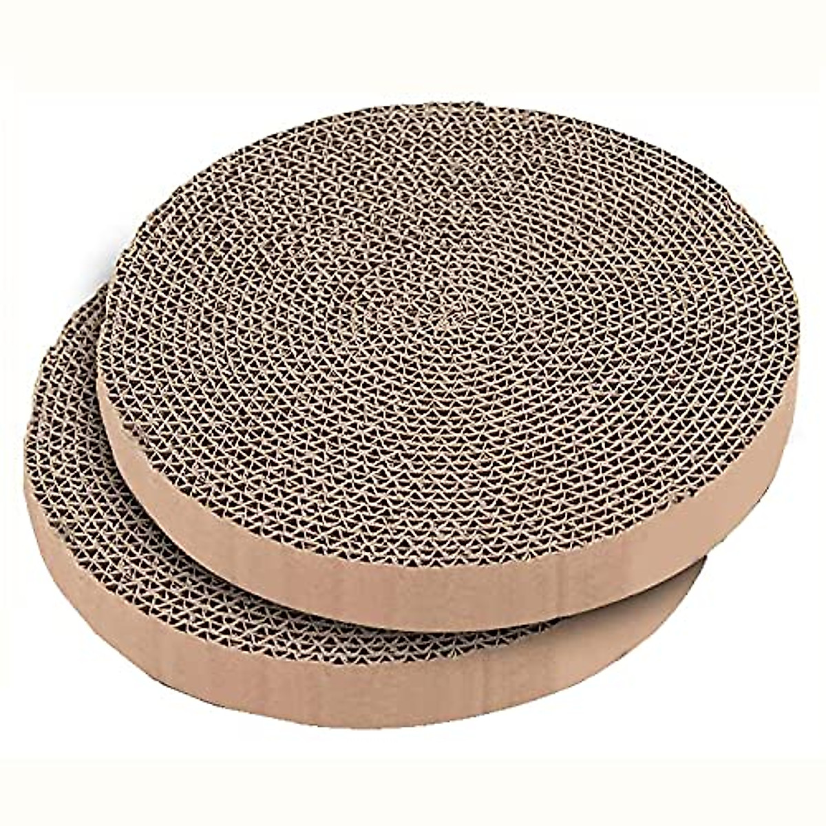 AUOON Cat Scratcher Replacement Pad, Scratching Toy Replacement Pad,Cardboard Cat Scratch Replacement Pad 2PACK (Only fits Our Brand Scratcher Toy)