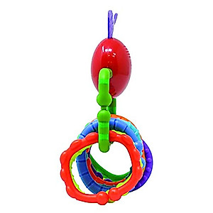 World of Eric Carle, The Very Hungry Caterpillar Rattle Teether with Links