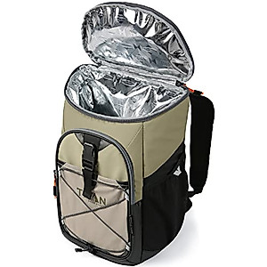 Arctic Zone Titan Deep Freeze 24 Can Backpack Cooler, Moss