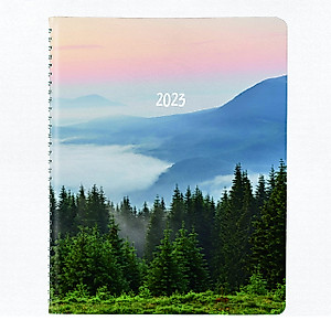 Brownline 2023 Essential Weekly Planner, Appointment Book, 12 Months, January to December, Twin-Wire Binding, 11" x 8.5", Mountain Blue (CB950G.03-23)