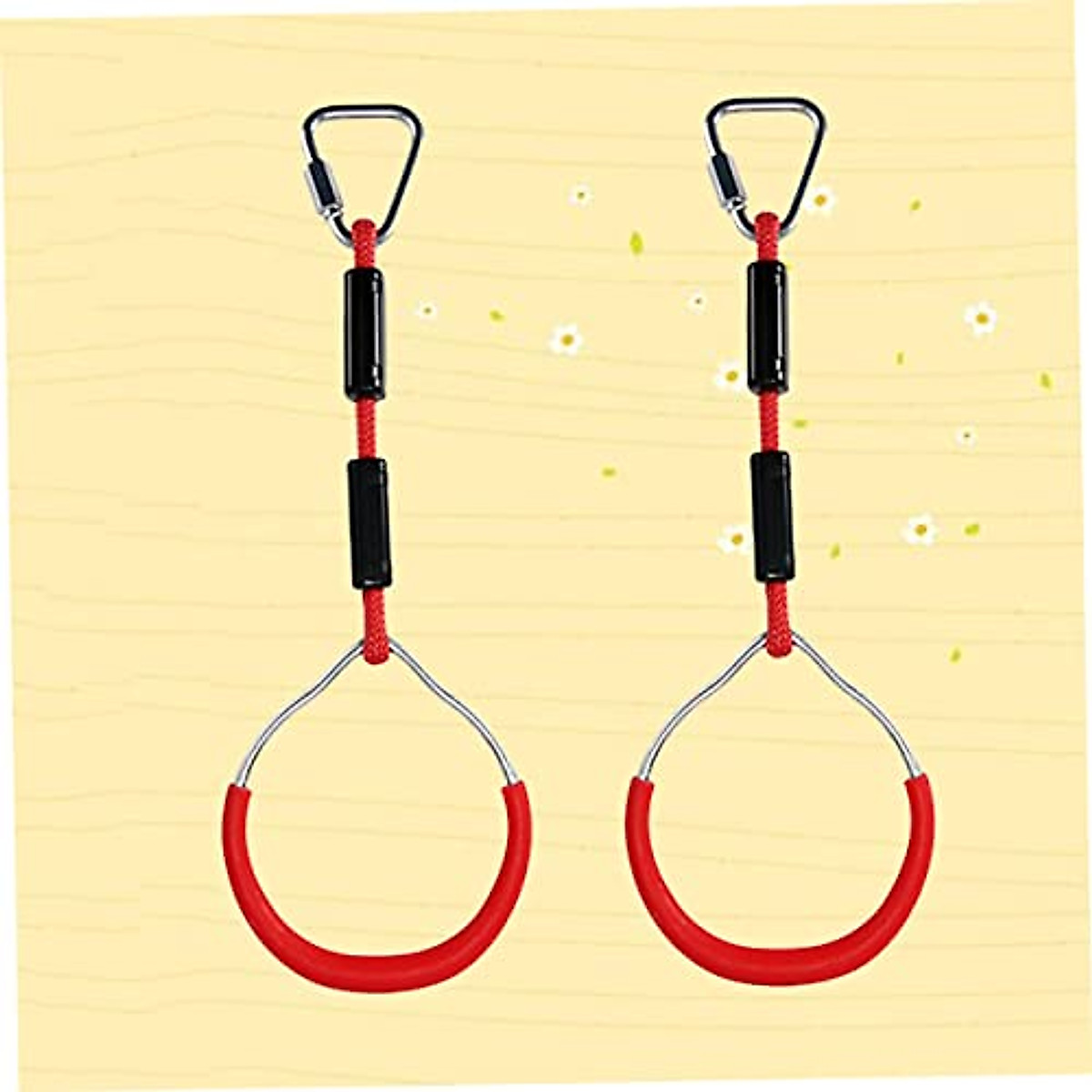 BESPORTBLE 2pcs Swing Outdoor for Kids Swing Indoor Interior Accessories Kids Exercise Rings Gymnastics Rings Monkey Swing Bar Fitness Ring Kids Gymnastic Ring Workout Ring Pendulum Ring Ring