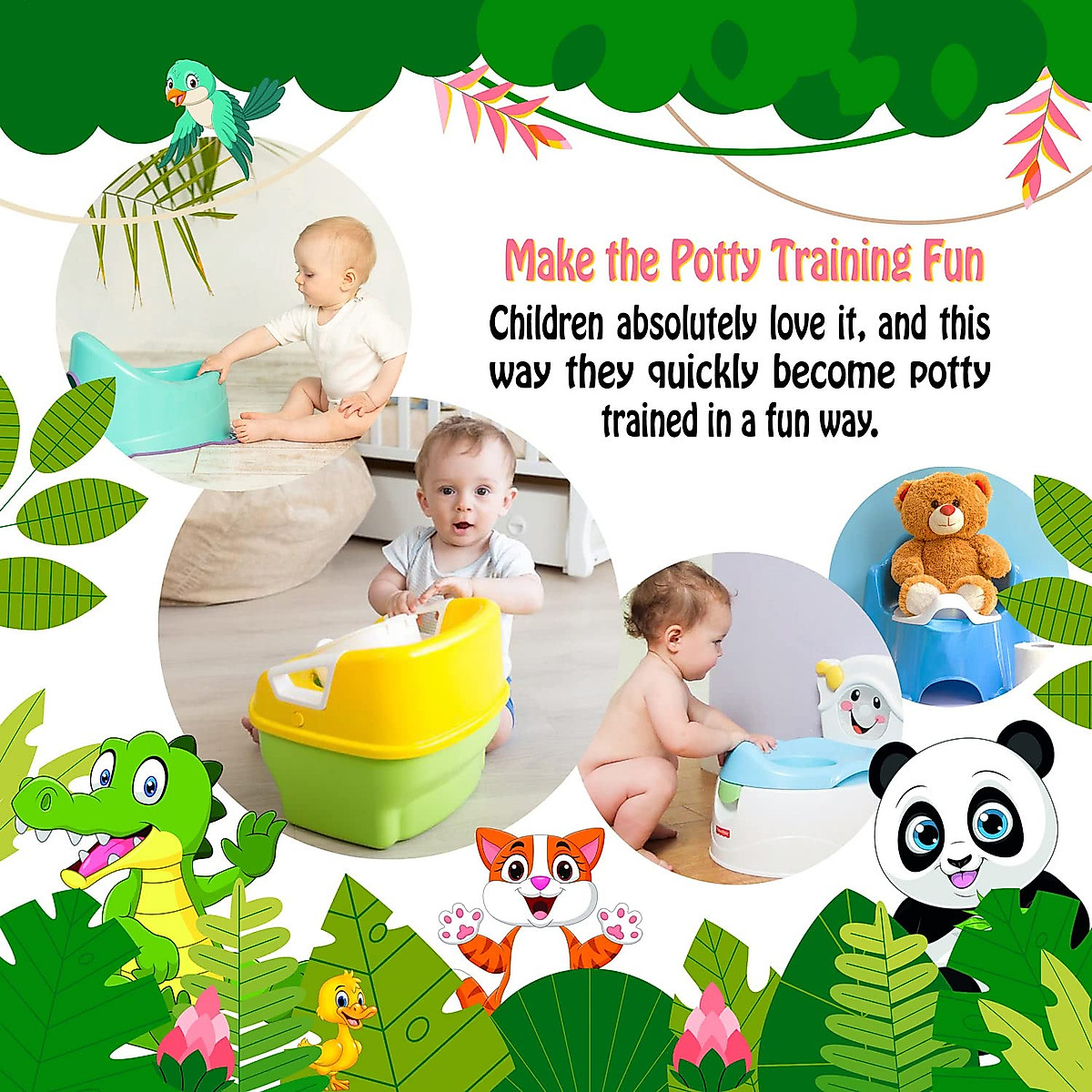 Potty Training Stickers. Potty Training 10 Different psc. Potty Stickers for The Toilet for Boys and for Girls. Potty Training Magic Reveal Stickers That Change Colour. Free Potty e Book