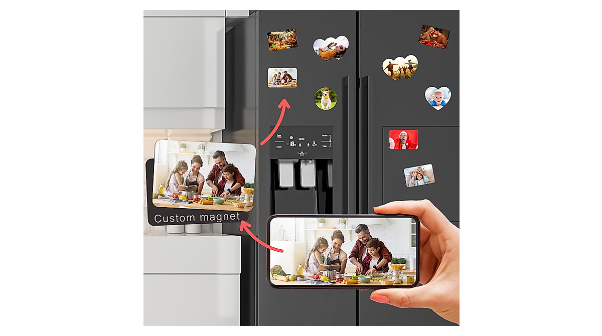Custom Photo Fridge Magnets - Personalize Your Space