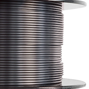 HATCHBOX Metallic Finish PLA 3D Printer Filament, Dimensional Accuracy +/- 0.03 mm, 1 kg Spool, 1.75 mm, Black